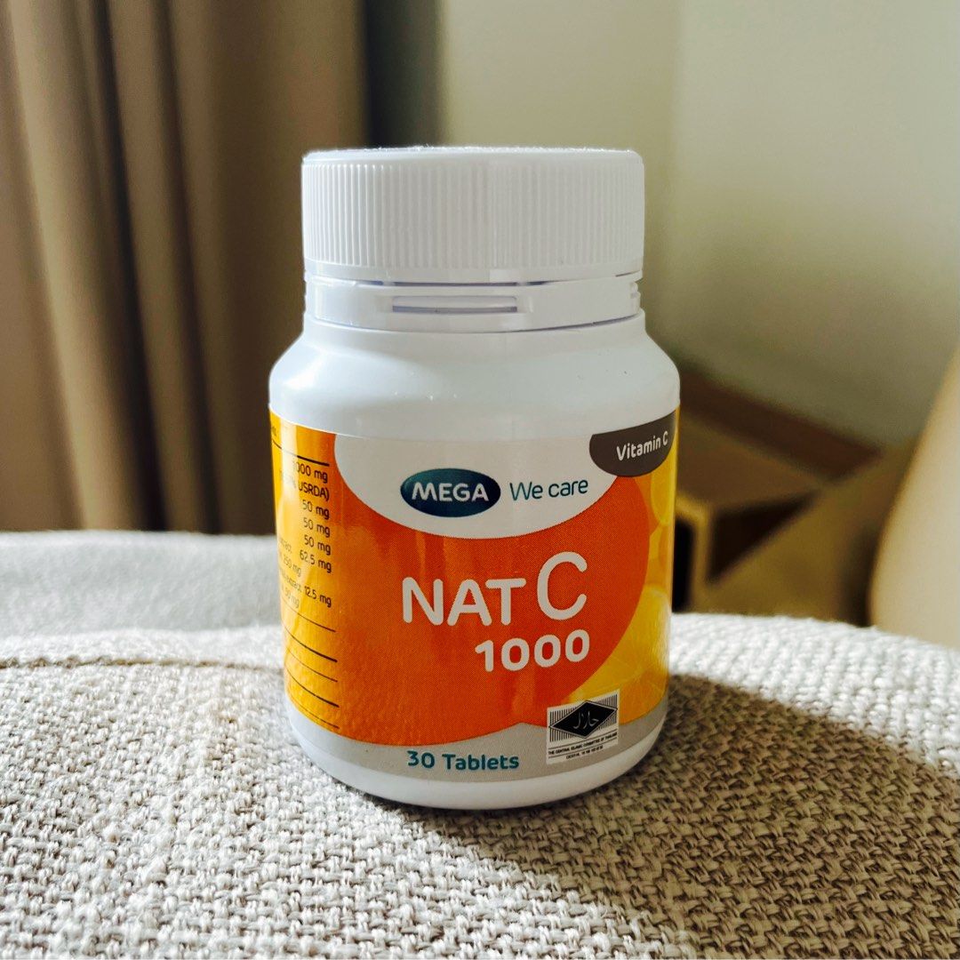 Vitamin C 1000 Supplement / Vit C / Nat C, Health & Nutrition, Health ...