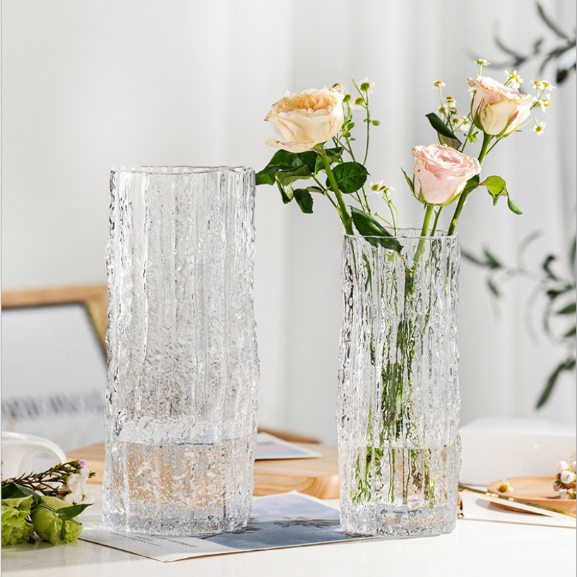Wavy Glass Flower Vase Plant Holder, Furniture & Home Living, Home ...