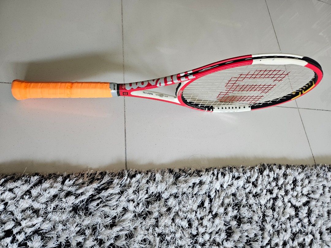 Wilson - nCode Six One 6.1 Tour 90 - Pro Staff Tennis Racquet, Sports ...