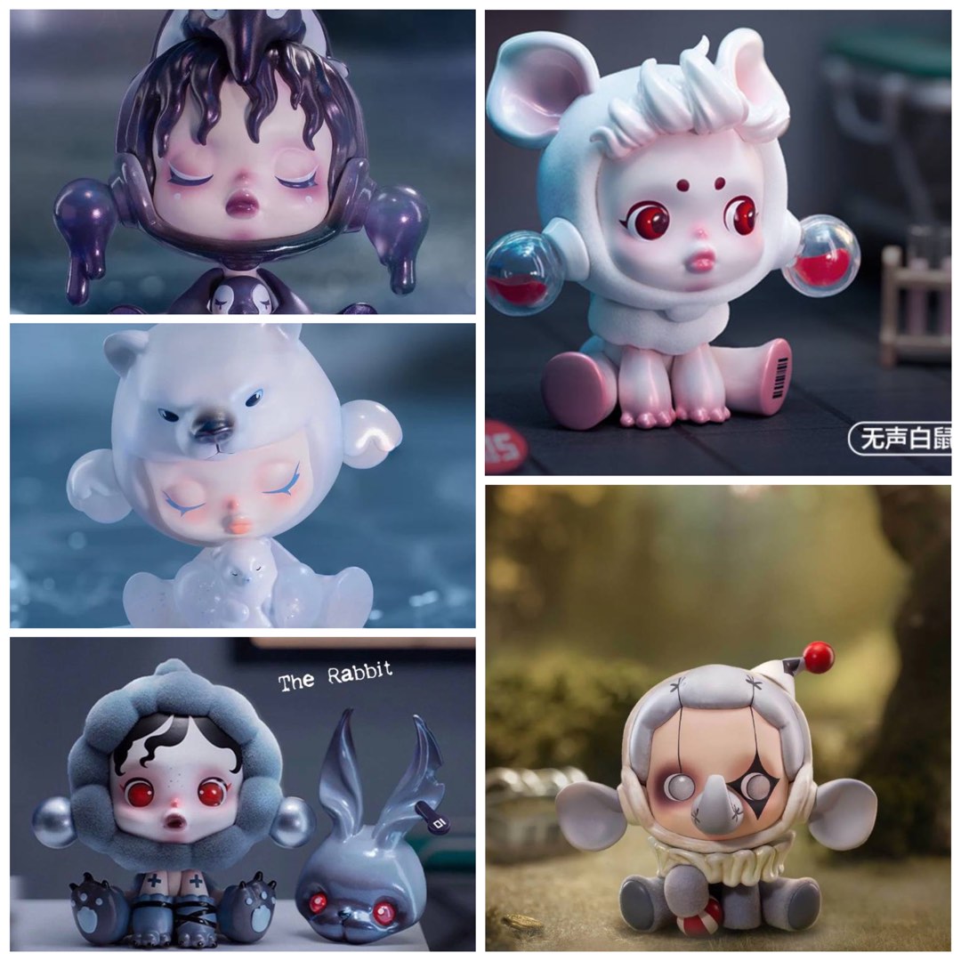 WTS BNIF Mare of Animals Skullpanda polar bear penguin rat elephant ...