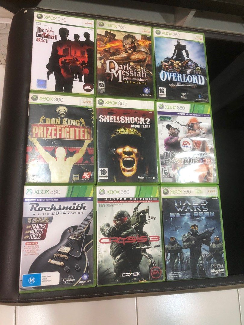 Xbox 360 original games lot 3, Video Gaming, Video Games, Xbox on Carousell