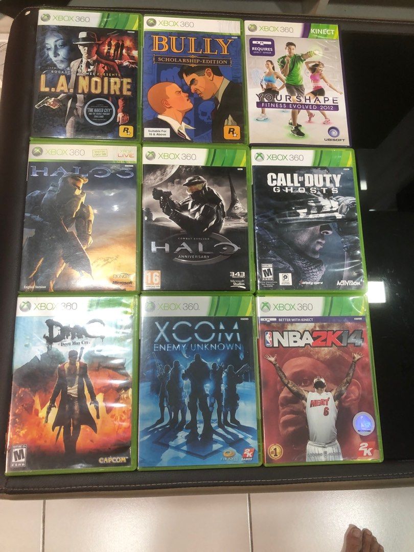 Xbox 360 original games lot 4, Video Gaming, Video Games, Xbox on Carousell