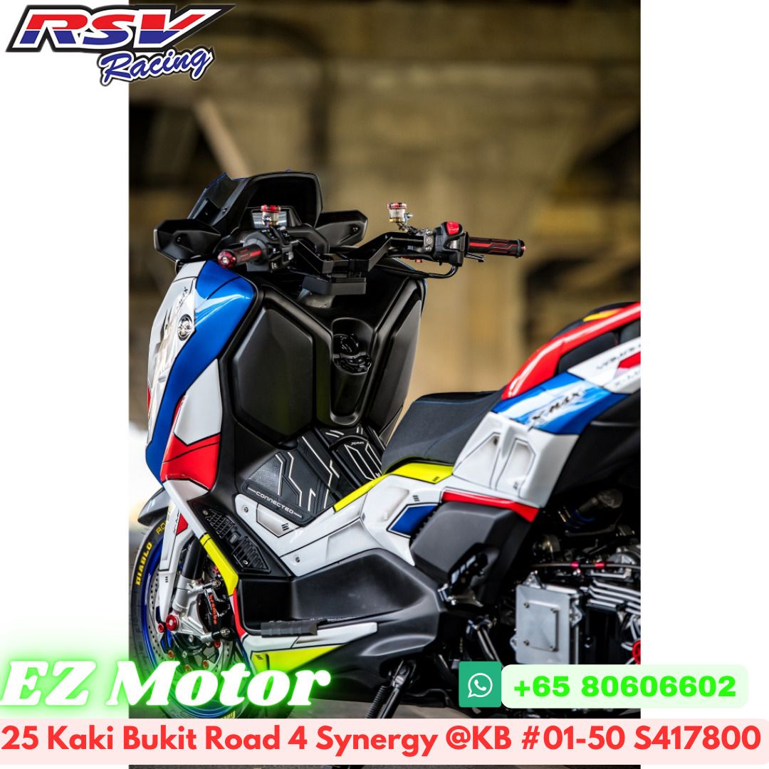 Xmax V1 / V2 RSV Naked Handled Bar, Motorcycles, Motorcycle Accessories ...