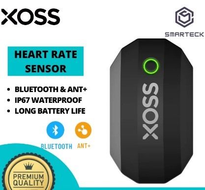XOSS Sensor Chest Heart Rate Sensor Monitor Strap Bluetooth ANT+ ...
