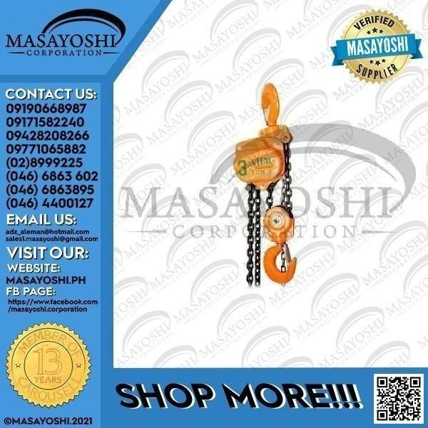 Yamado Lever Block 3 tons | Chain Hoist | Pull Lift, Commercial ...