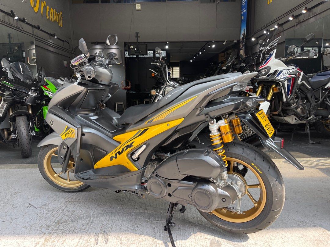 Yamaha Aerox 155 v1 COE Till May 2030, Motorcycles, Motorcycles for ...