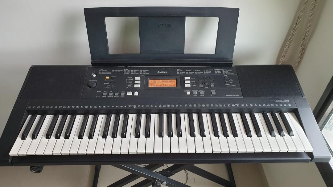 Yamaha Piano keyboard PSR-E343 with FREE X stand, Hobbies & Toys, Music ...