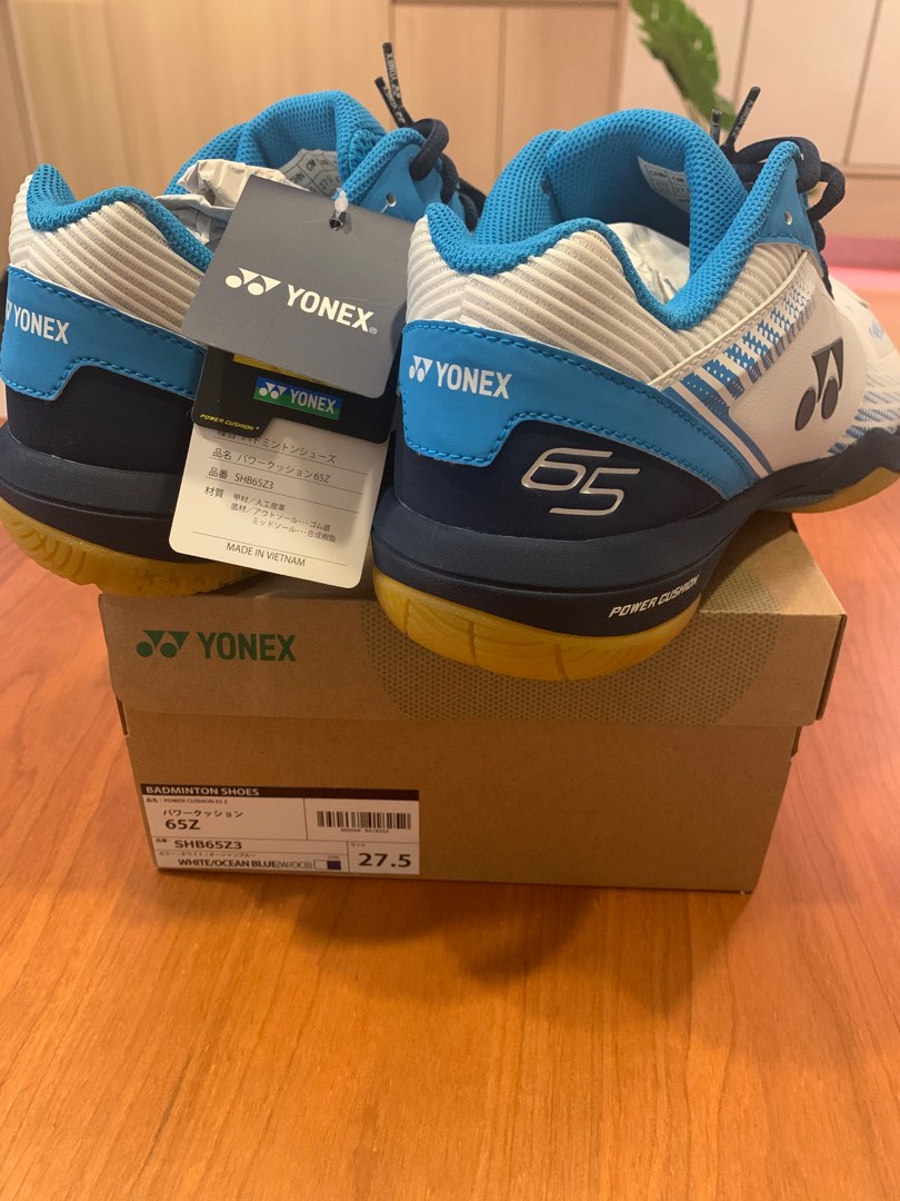 Yonex Power Cushion 65Z Wide Badminton Shoes, Sports Equipment, Sports ...