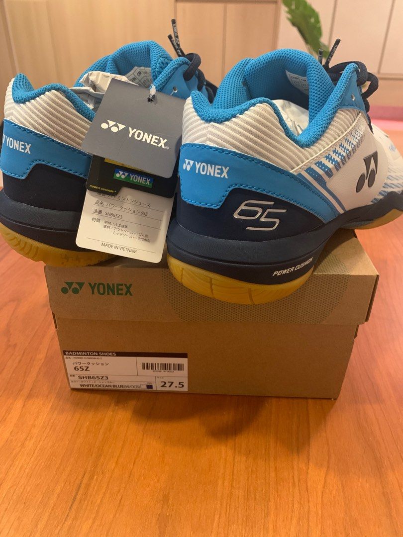 Yonex Power Cushion 65Z Wide Badminton Shoes, Sports Equipment, Sports ...