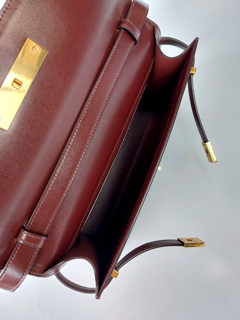 YSL Manhattan shoulder bag in box wine, Women's Fashion, Bags & Wallets ...