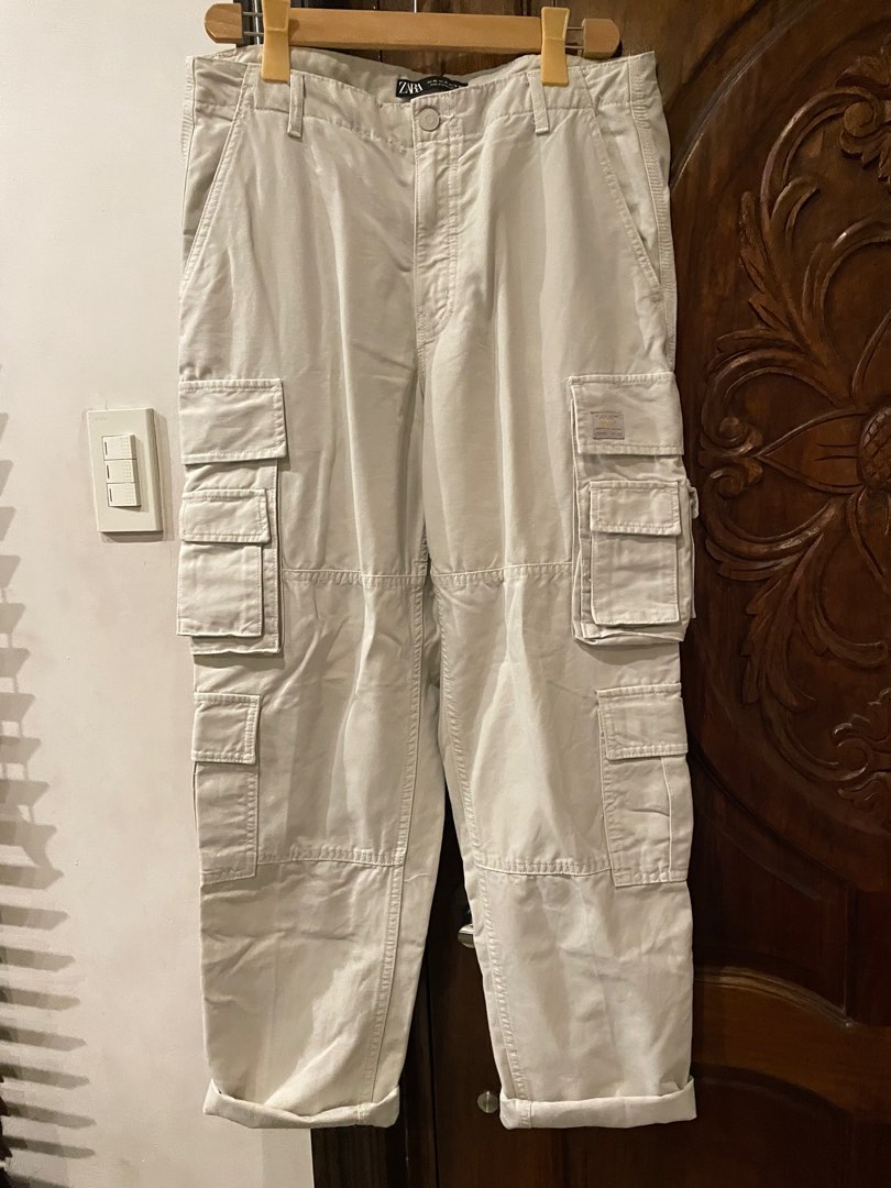 Zara Cargo Pants/Trousers, Men's Fashion, Bottoms, Trousers on Carousell