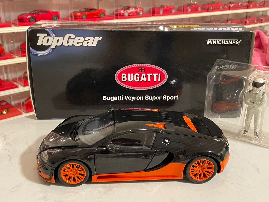 1/18 MINICHAMPS Bugatti veyron super sport (TOP GEAR EDITION), Hobbies ...