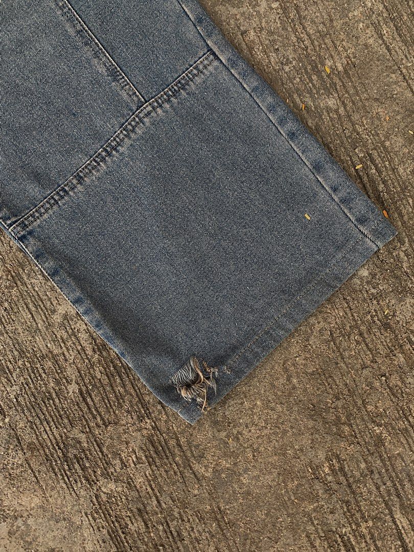 2000’s Status Jeans Wear Baggy Double Knee, Men's Fashion, Bottoms ...