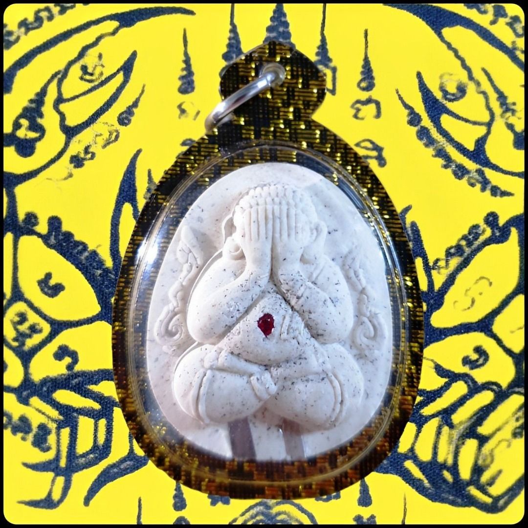 LP Koon Phra Pidta & Wealth Spider/Phra Pitda with 2 Silver Takrut, Red ...