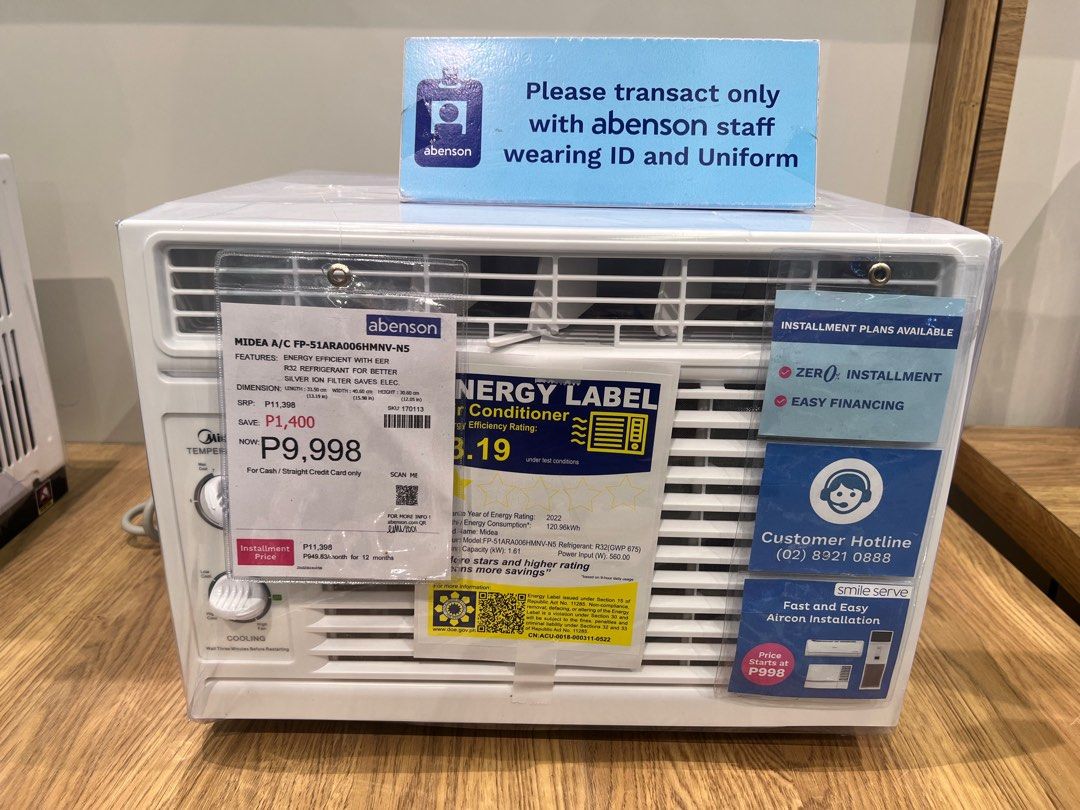 .5 midea aircon (2yr old), TV & Home Appliances, Air Conditioning and ...