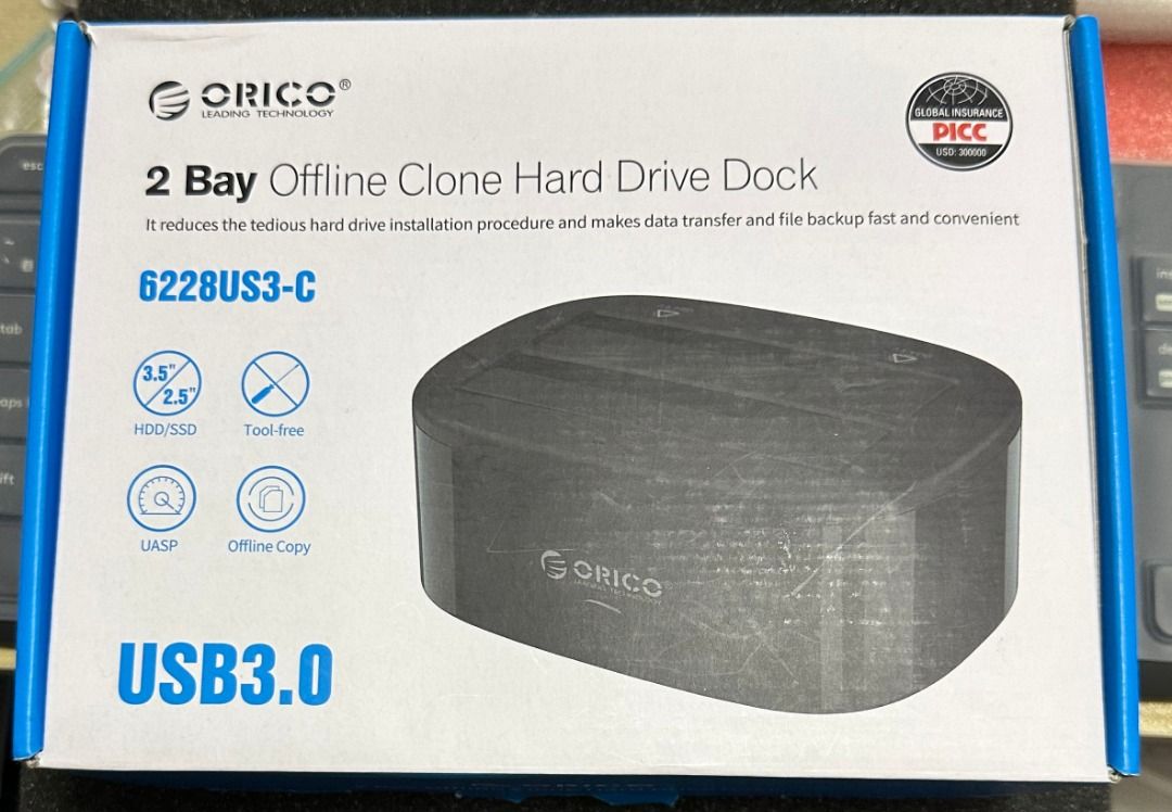 99% 新 ORICO 6228US3-C 2位 2.5 / 3.5 吋 USB3.0 硬盤底座 (支援免電腦複製功能), 電腦&科技, 電腦 ... 99% 新 ORICO 6228US3-C 2位 2.5 / 3.5 吋 USB3.0 硬盤底座 (支援免電腦複製功能), 電腦&科技, 電腦 ...