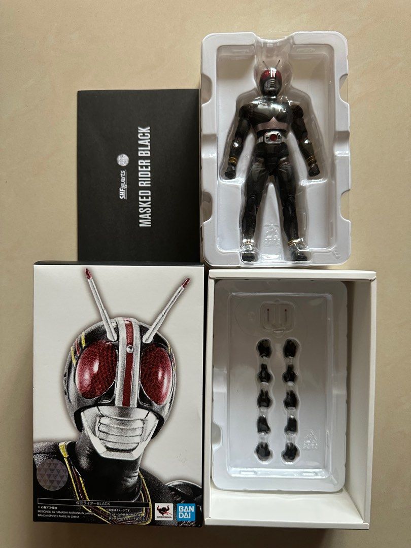 已開 日版 SHF S.H.Figuarts 真骨雕 真骨彫 製法 Kamen Rider 幪面超人 假面騎士 BLACK, 興趣及遊戲 ...