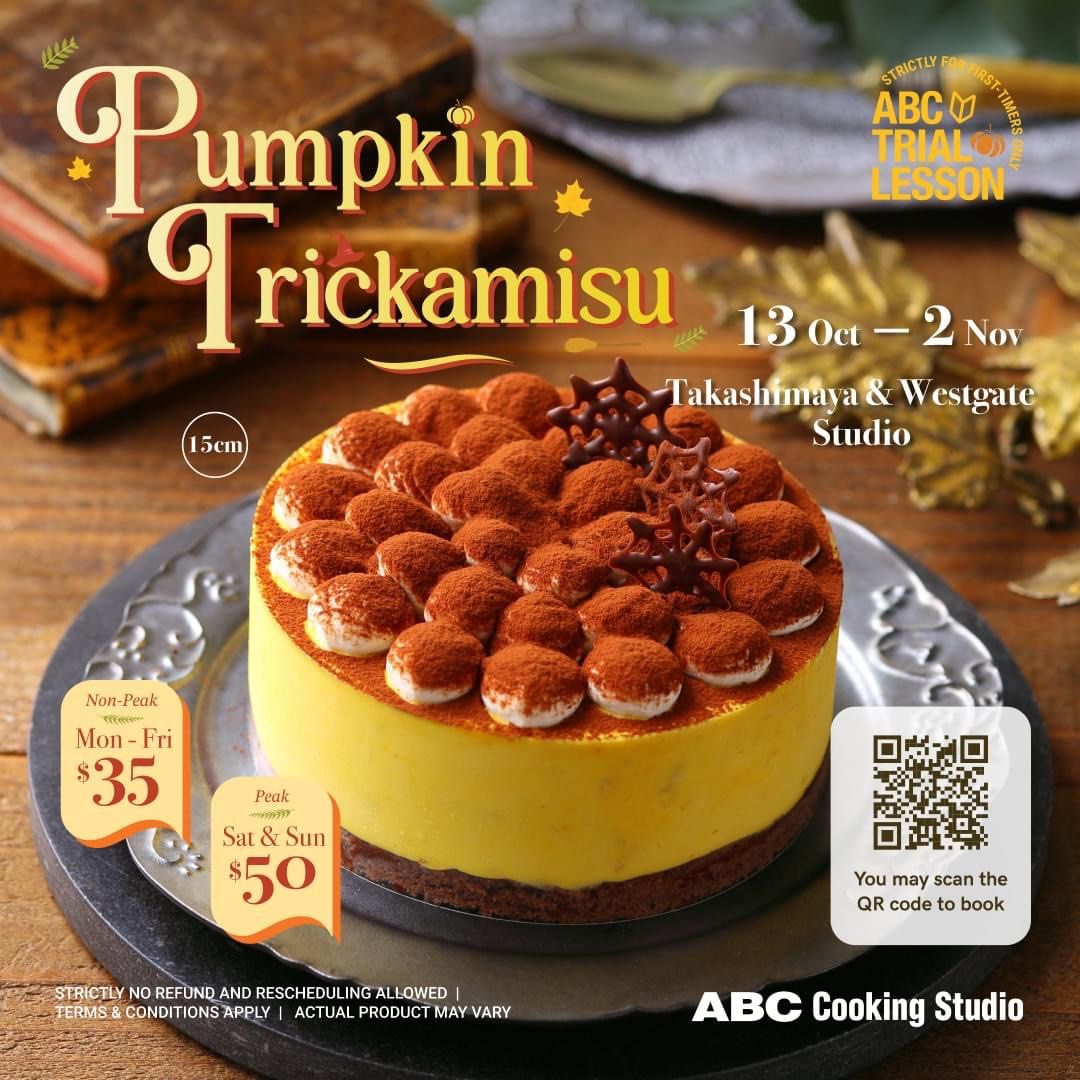 ABC Cooking Studio Lesson Trial, Food & Drinks, Homemade Bakes on Carousell