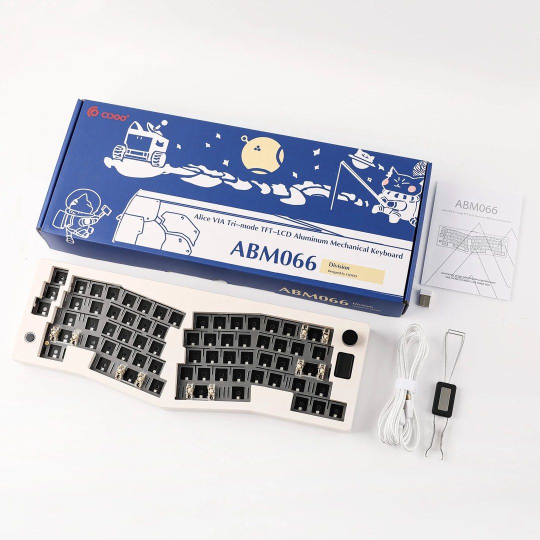 ABM066 Alice style KB with screen display, Computers & Tech, Parts ...