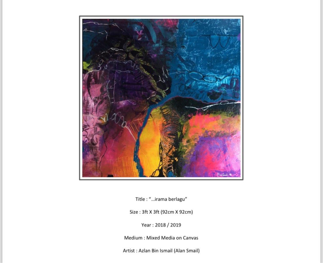 Abstract Paintings, Furniture & Home Living, Home Decor, Wall Decor on ...