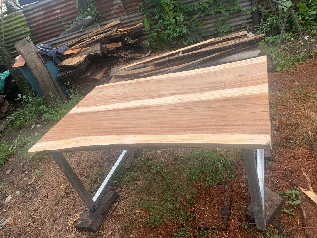 Acacia Dining Table 6seaters 5x3ft, Furniture & Home Living, Furniture ...