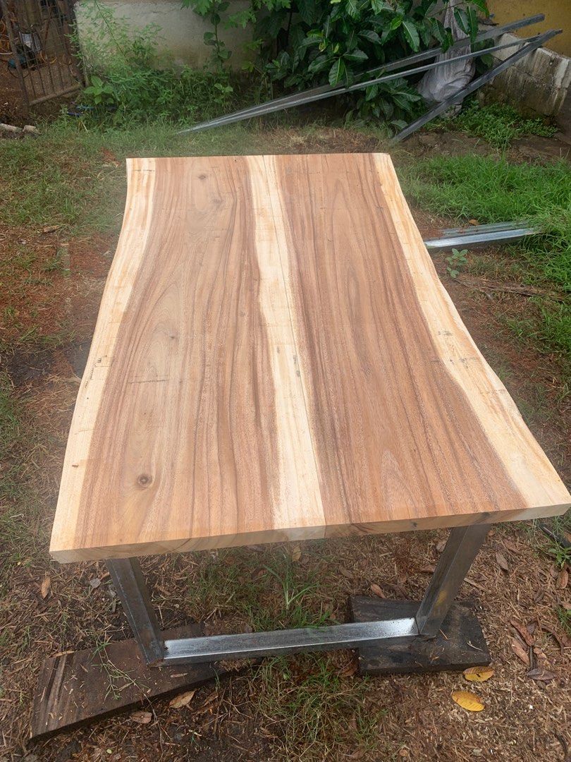 Acacia Dining Table 6seaters 5x3ft, Furniture & Home Living, Furniture ...