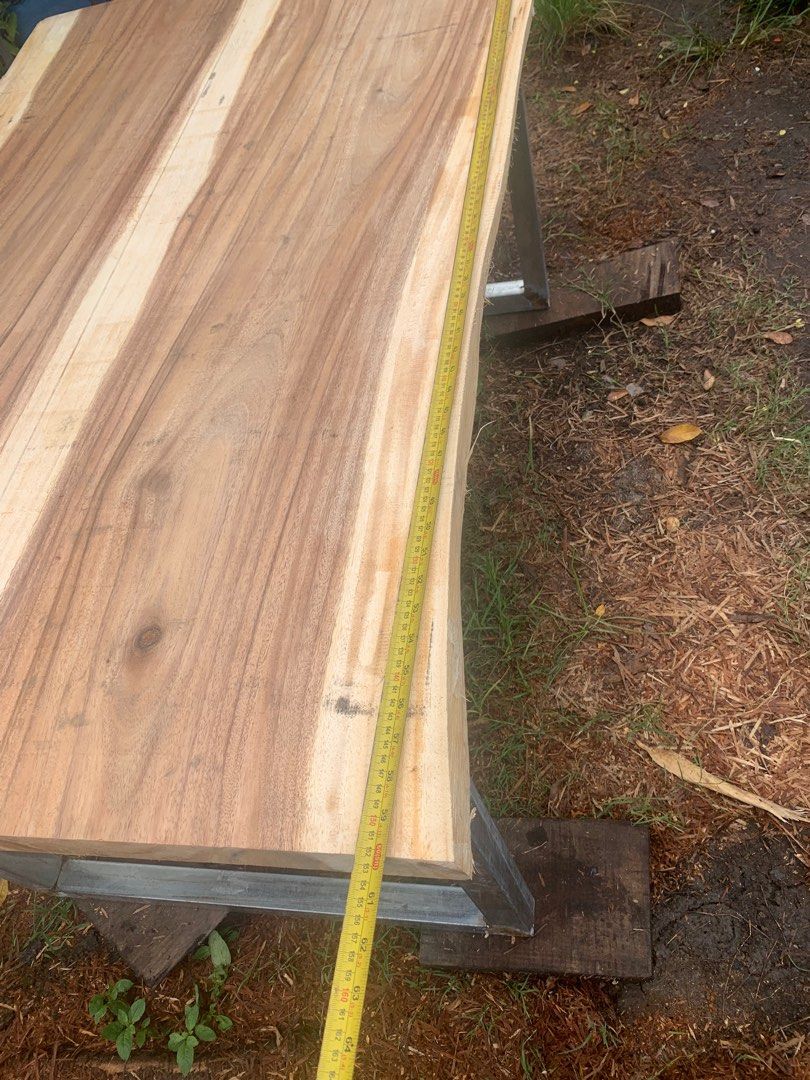 Acacia Dining Table 6seaters 5x3ft, Furniture & Home Living, Furniture ...