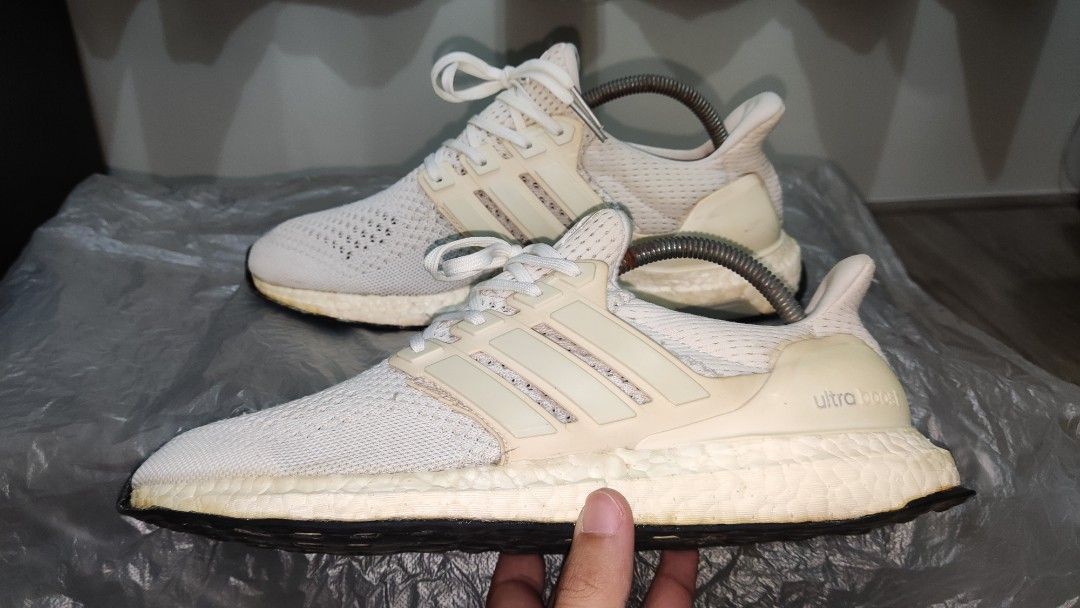Adidas Ultraboost V1 Triple White, Men's Fashion, Footwear, Sneakers on ...
