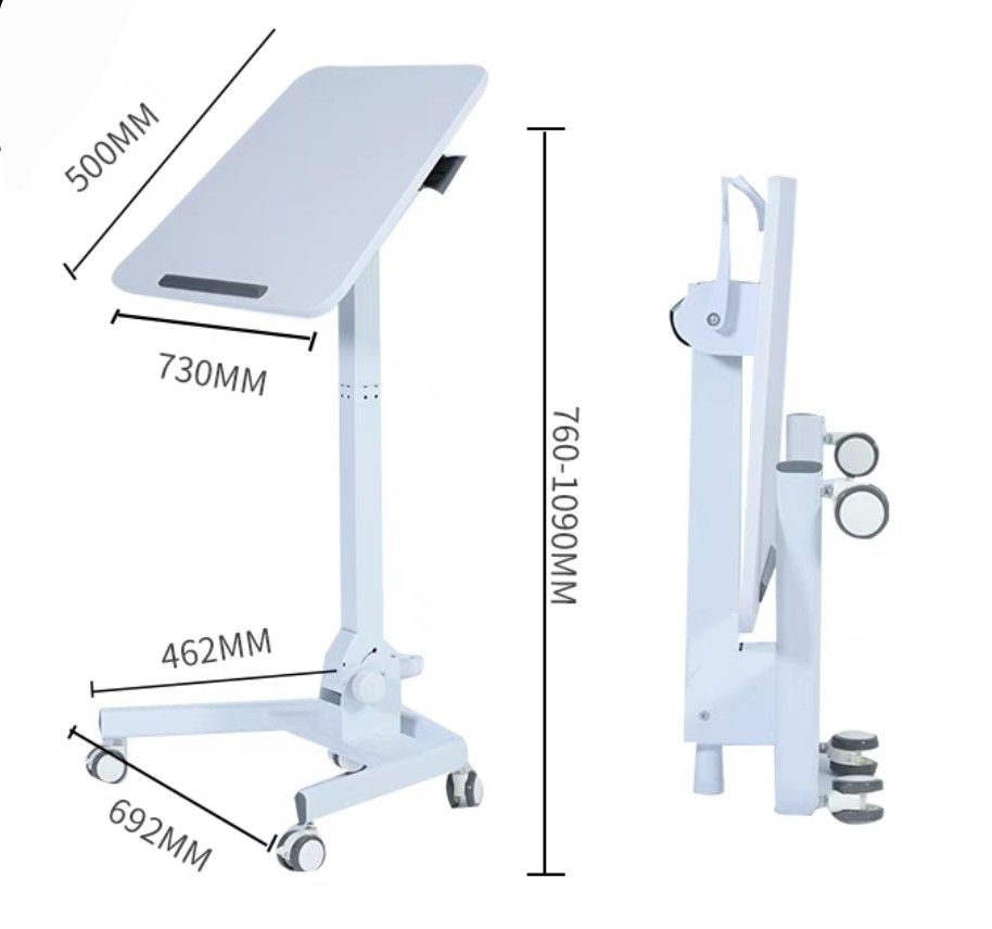 Adjustable Height Table Hydraulic Lift Work Study Laptop Like Omnidesk ...
