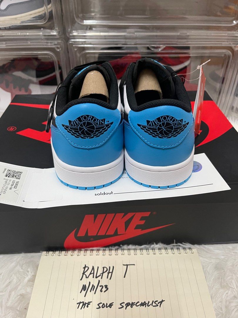 Air jordan 1 low OG UNC POWDER BLUE, Men's Fashion, Footwear, Sneakers ...