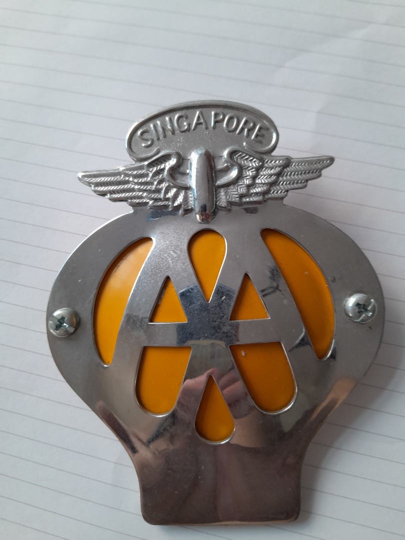 Antique AA car plaque, Hobbies & Toys, Memorabilia & Collectibles ...
