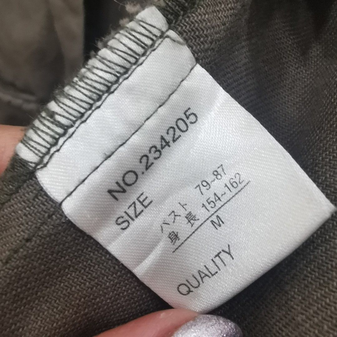 Army Crop Jacket (Denim), Fesyen Wanita, Pakaian Wanita, Baju Luaran di ...