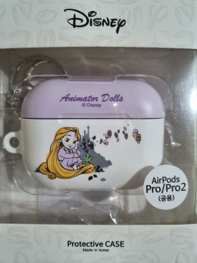 ASCAR KOREA Disney Princess Rapunzel Hard Case Airpods Pro 1 2 Animator ...