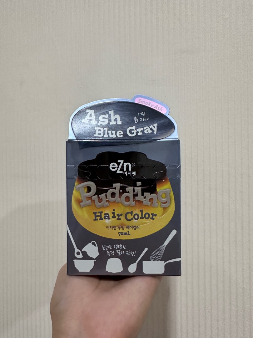 Ash blue gray hair color, Beauty & Personal Care, Hair on Carousell