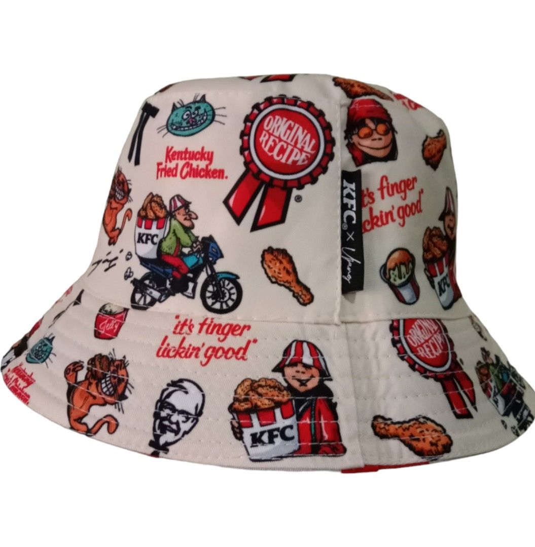KFC x Ujang PMC Limited Edition Bucket Hat, Men's Fashion, Watches ...
