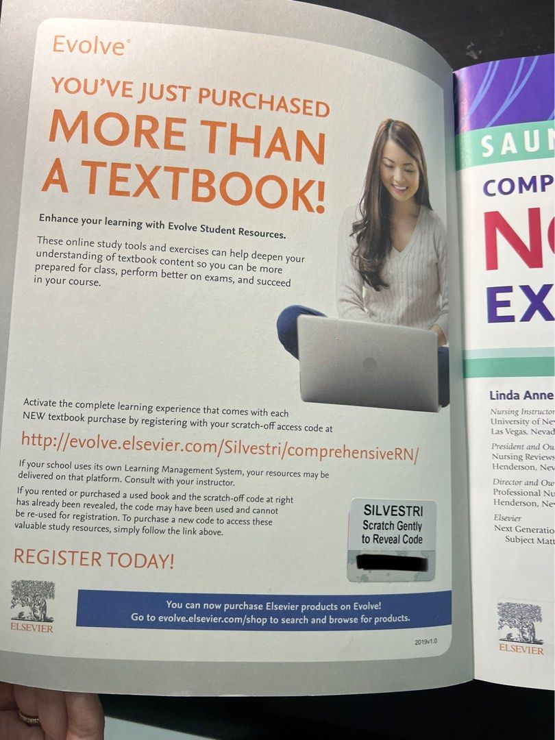 AUTHENTIC 9th ed Saunders Comprehensive Review for NCLEX-RN Examination ...