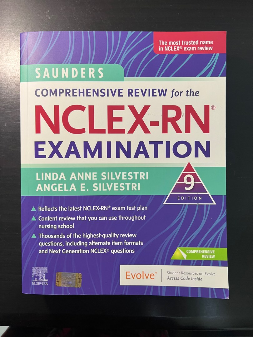 AUTHENTIC 9th ed Saunders Comprehensive Review for NCLEX-RN Examination ...