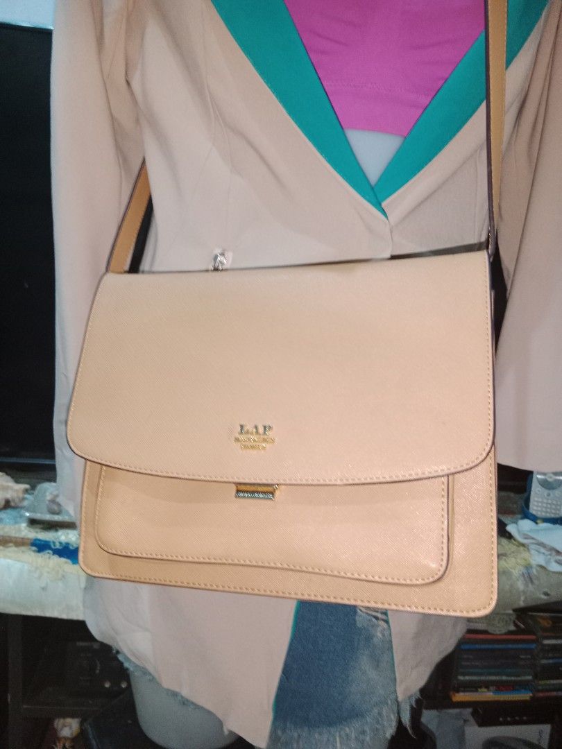 Authentic LAP Los Angeles Project MINIMALIST NUDE Saffiano Leather ...