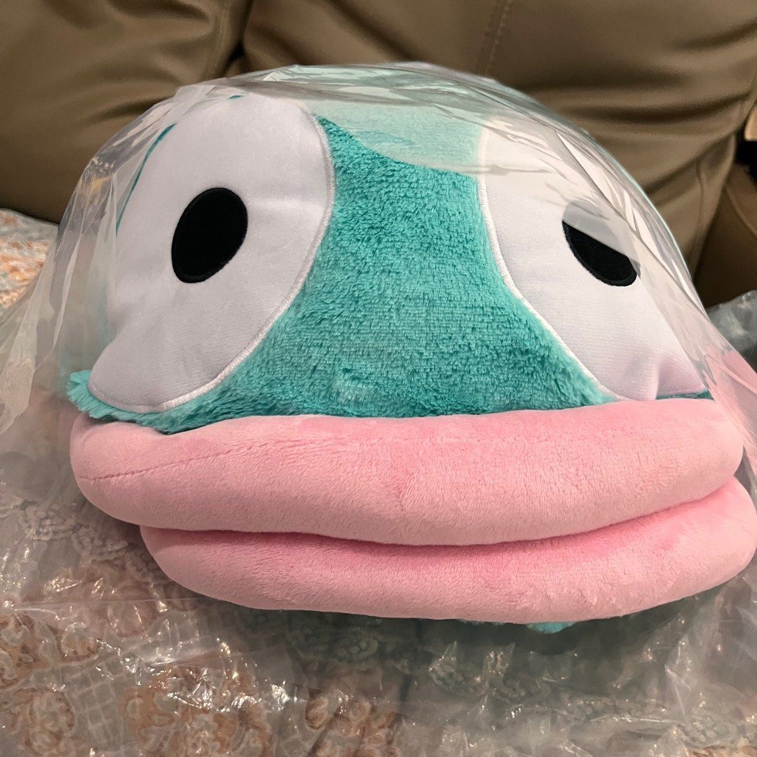 Authentic Sanrio Japan Hangyodon [SGZ] Fish Giga Dome Cushion BIG large ...