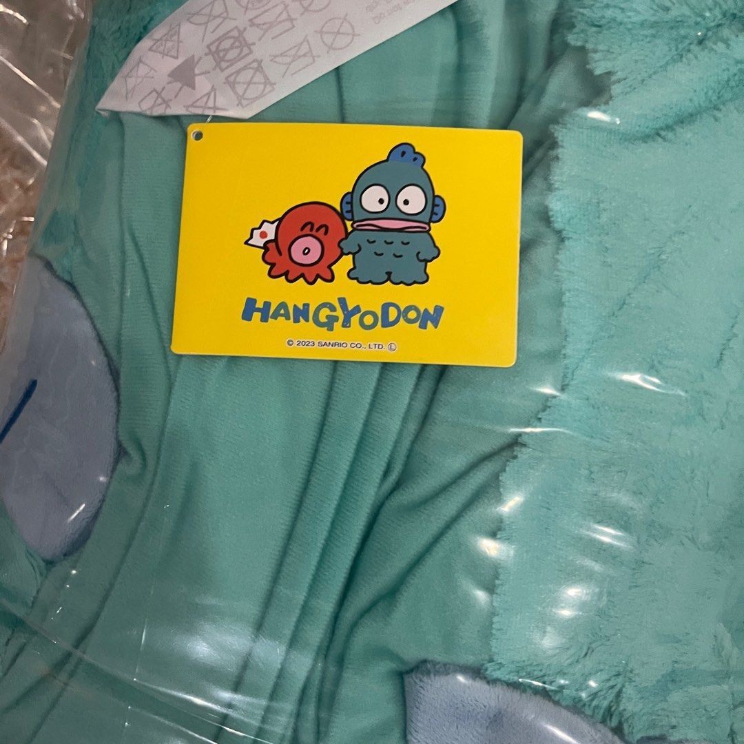 Authentic Sanrio Japan Hangyodon [SGZ] Fish Giga Dome Cushion BIG large ...