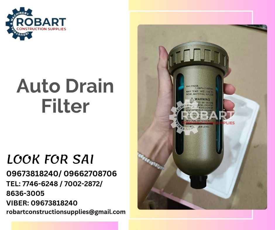 Auto Drain Filter, Commercial & Industrial, Construction Tools ...