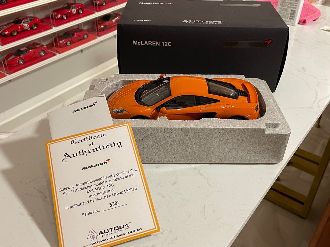 1/18 Autoart signature McLaren MP4 12C (Modded), Hobbies & Toys, Toys ...