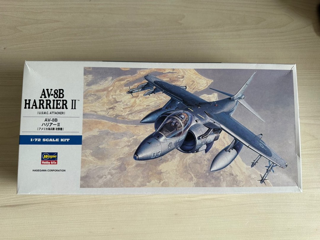 AV-8B Harrier II 1/72 Hasegawa, Hobbies & Toys, Toys & Games on Carousell