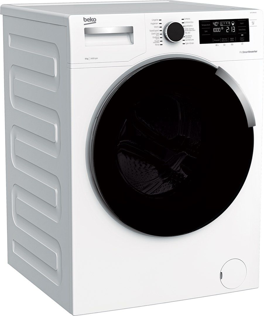 BEKO washing machine WTV9744X0 9kg, TV & Home Appliances, Washing ...