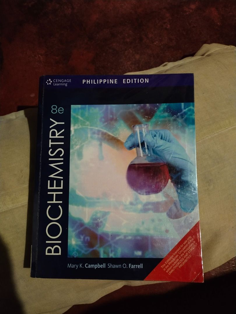 BIOCHEMISTRY 8th Edition by Campbell [PHILIPPINE EDITION], Hobbies ...