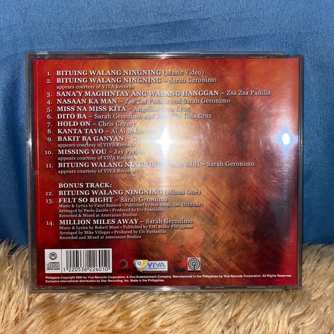 Bituing Walang Ningning Original Sineserye Soundtrack featuring Sarah Geronimo Zsa Zsa Padilla ...