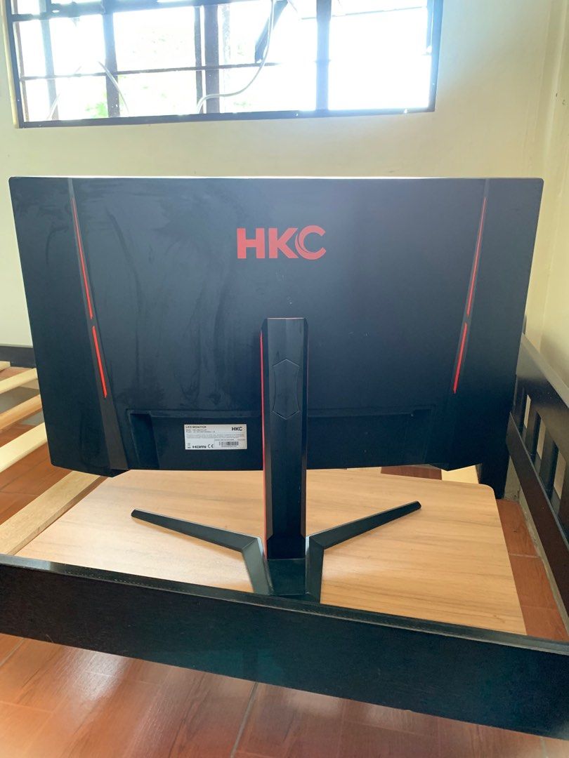 Black Red HKC NB27C2-DP Curved Monitor LED 27 1920 x1080 Gaming Curve ...