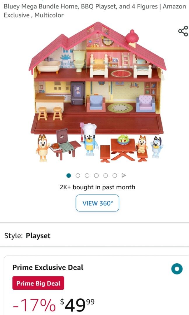 Bluey Mega Home [Dollhouse], Hobbies & Toys, Toys & Games on Carousell