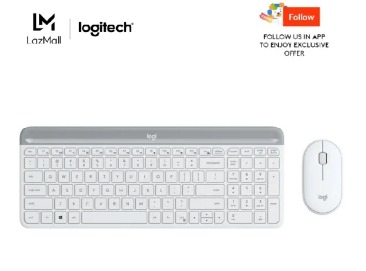 [BNIB] Logitech MK470 Slim Wireless Keyboard and Mouse Comb - Offwhite, Computers & Tech, Parts ...
