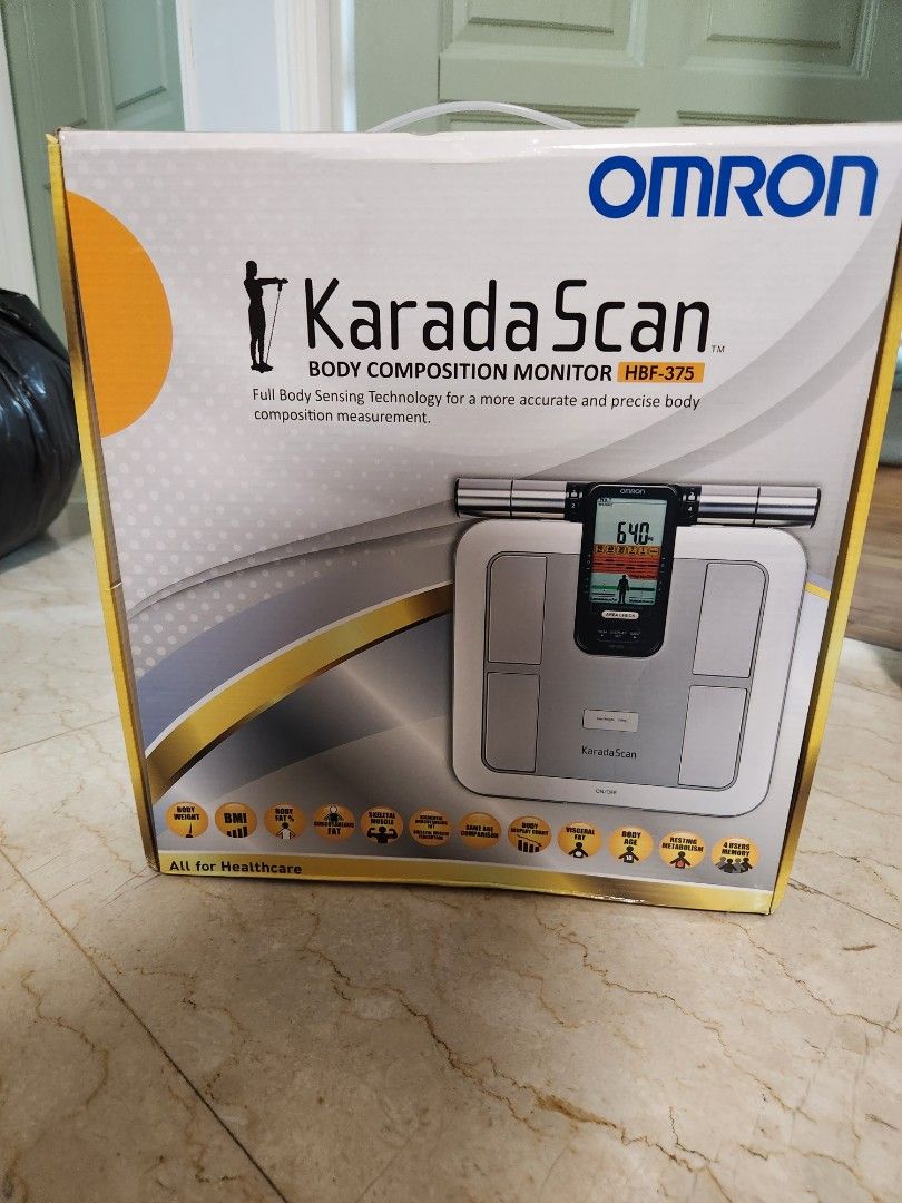 BNIB Omron Karadan Scan Body Composition Monitor, Health & Nutrition ...